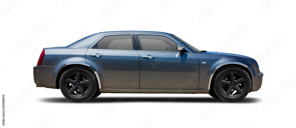 Chrysler 300C car side view isolated on white background, 12 Aygust ...