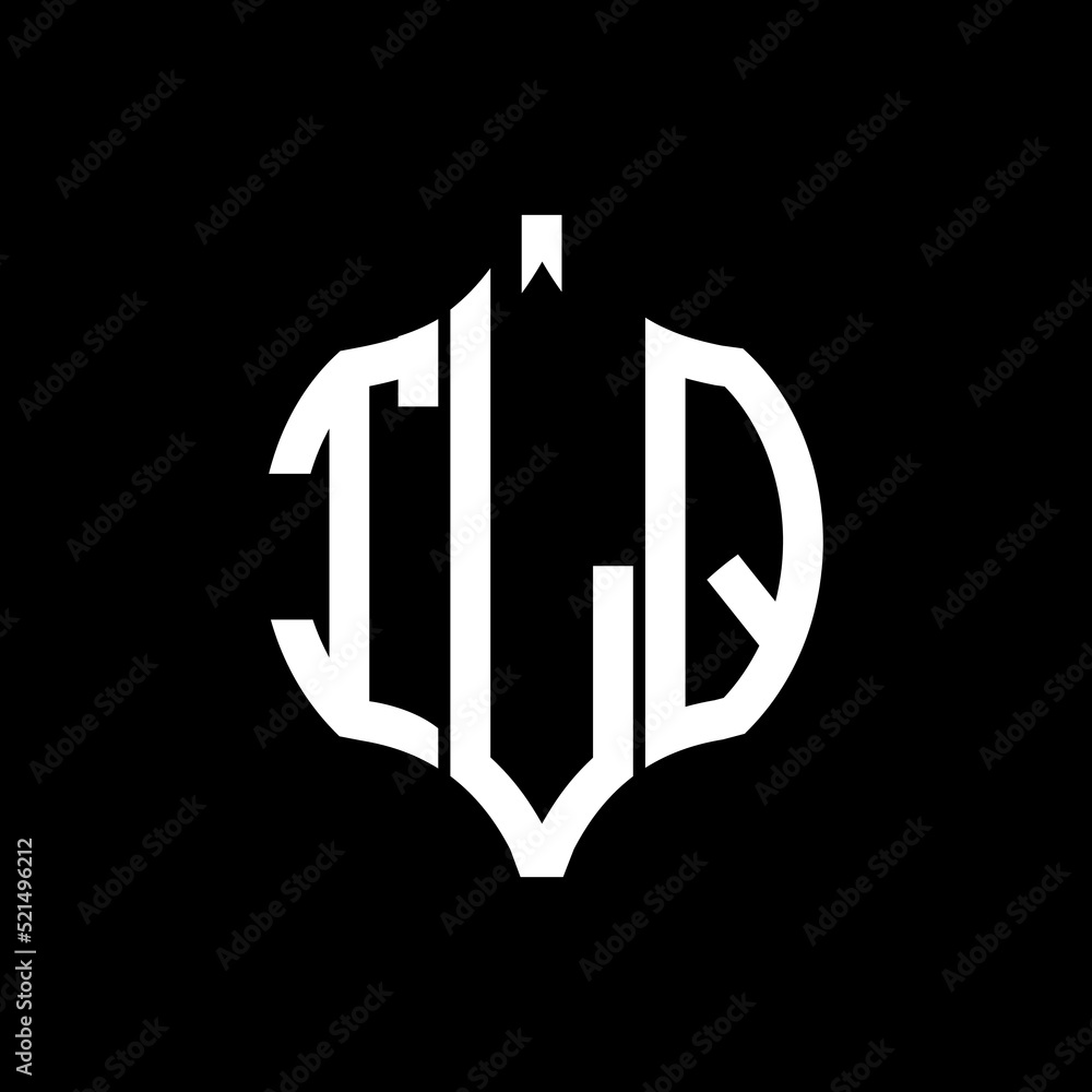 TLQ letter logo. TLQ best black background vector image. TLQ Monogram ...