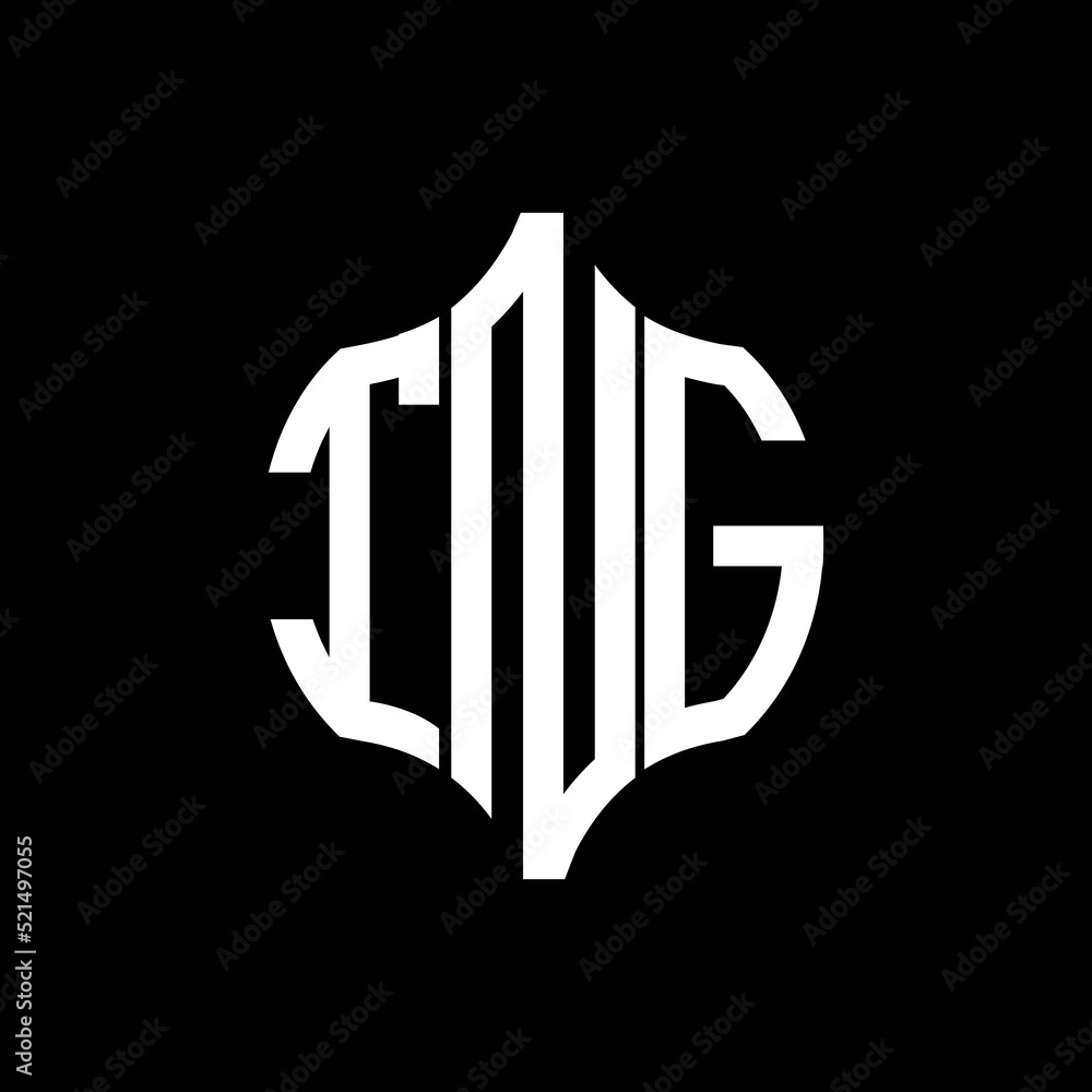TNG letter logo. TNG best black background vector image. TNG Monogram ...