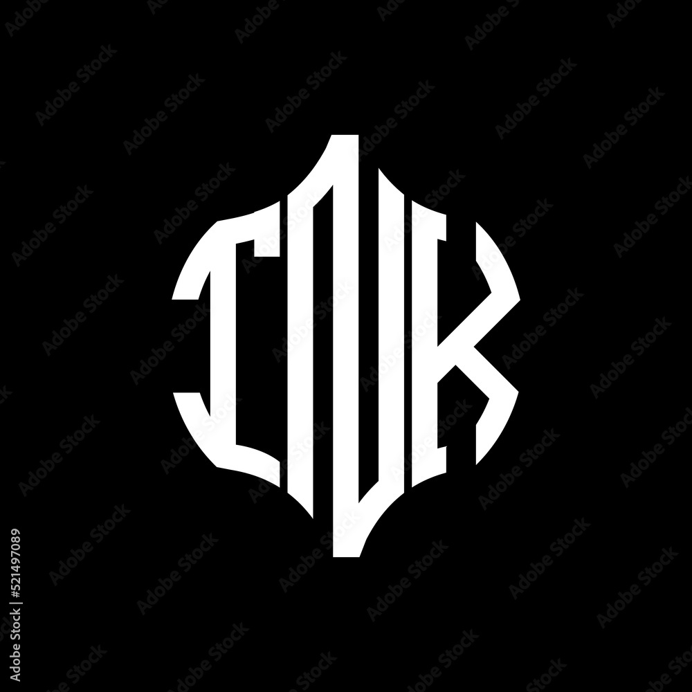 TNK letter logo. TNK best black background vector image. TNK Monogram ...
