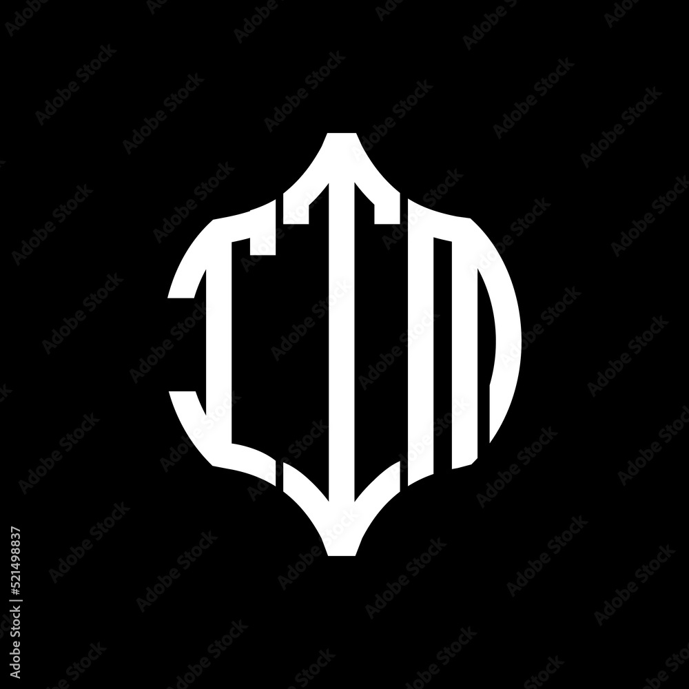 Vettoriale Stock TTM letter logo. TTM best black background vector ...
