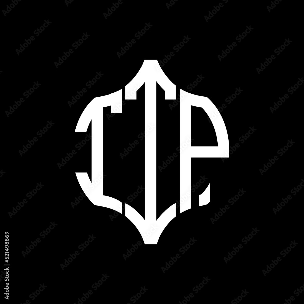 Vecteur Stock TTP letter logo. TTP best black background vector image ...