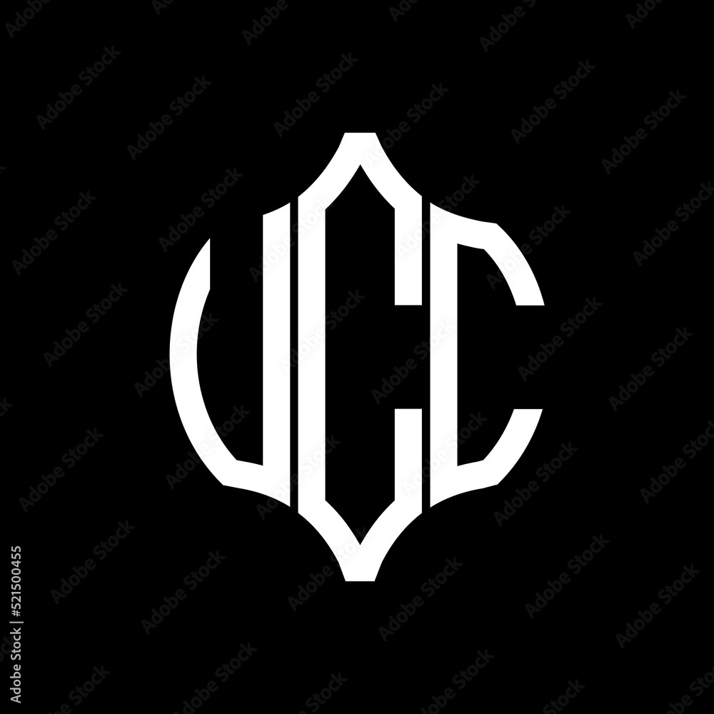 VCC letter logo. VCC best black background vector image. VCC Monogram ...