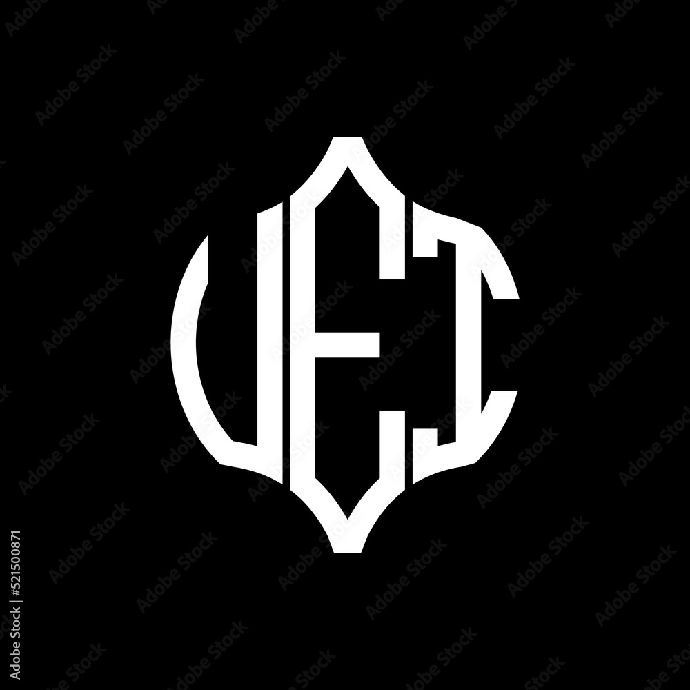 VEI letter logo. VEI best black background vector image. VEI Monogram ...