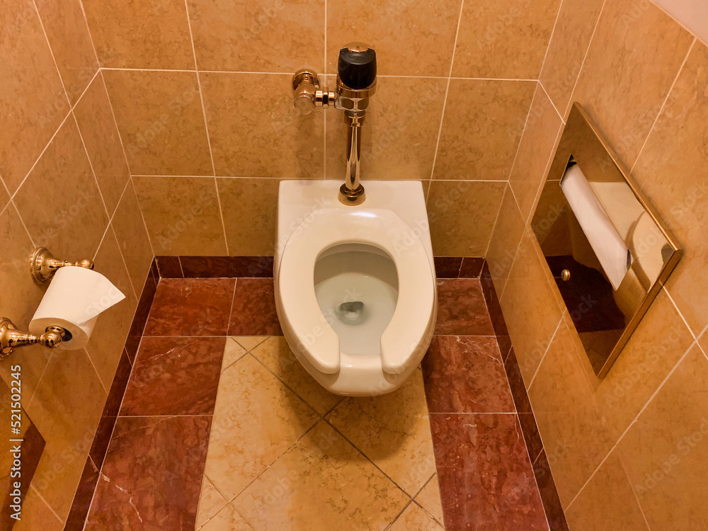 Inside Bathroom Stall