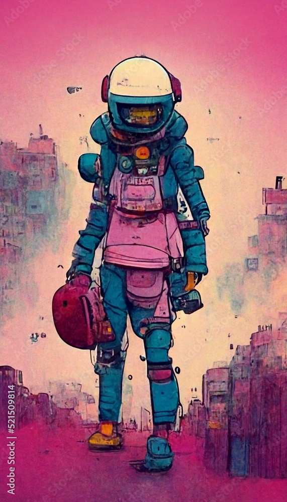 Pink Astronaut