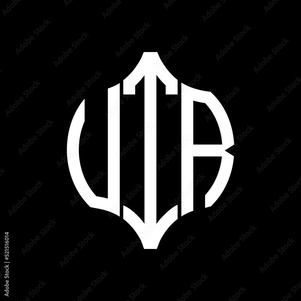 VTR letter logo. VTR best black background vector image. VTR Monogram ...