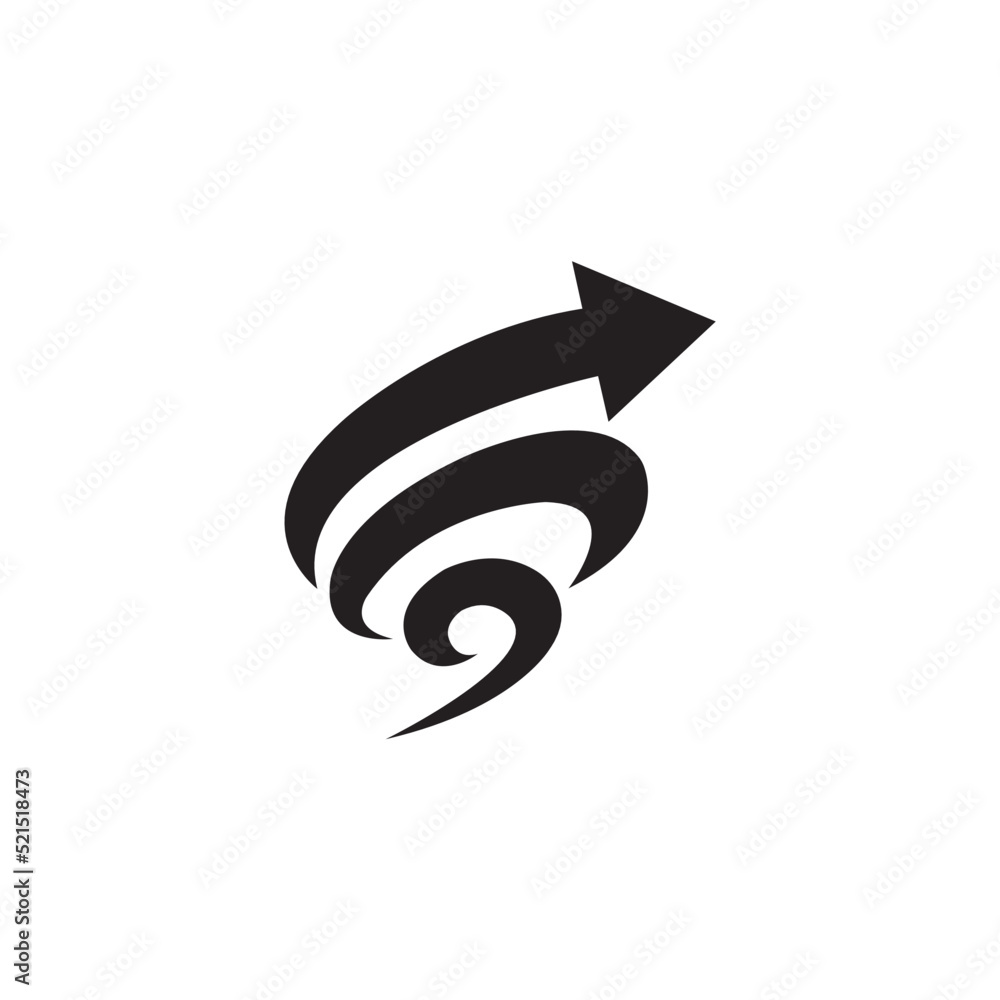 wind direction icon logo vector design template Stock Vector | Adobe Stock