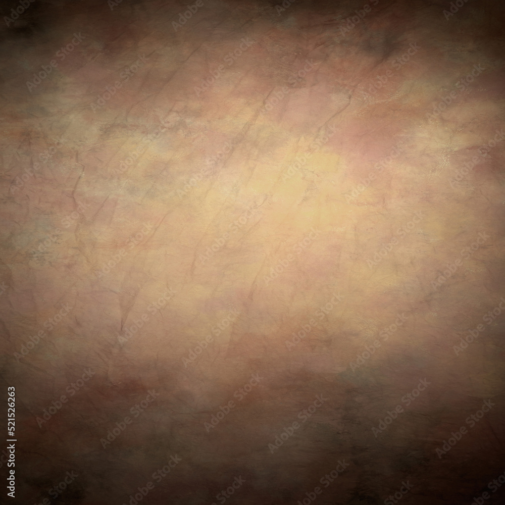 Square painted background, brown, tan, with hints of pink. Classic and ...