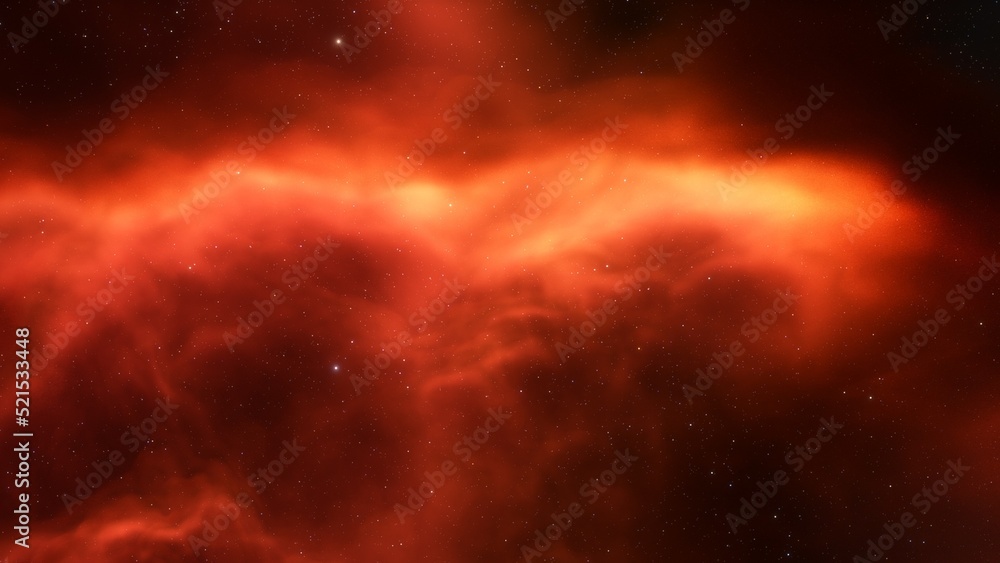 red-violet nebula in outer space, horsehead nebula, unusual colorful ...