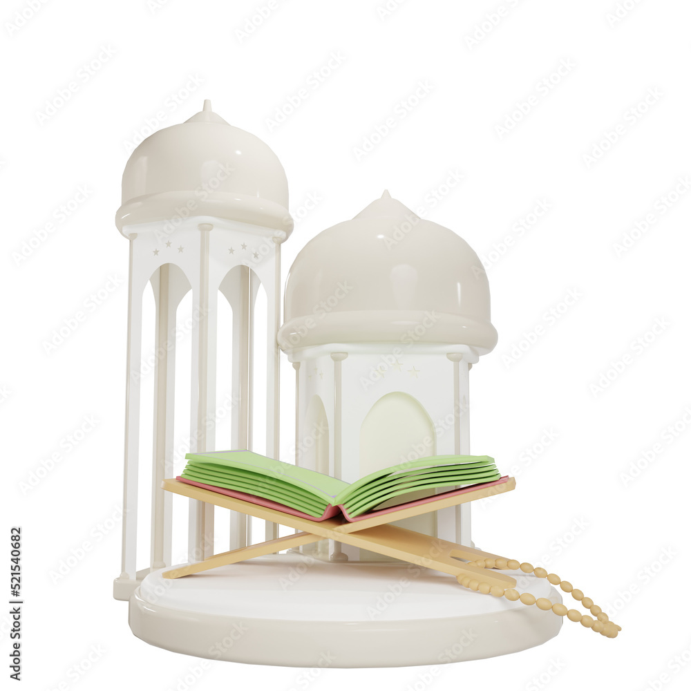 3d quran Stock Illustration | Adobe Stock