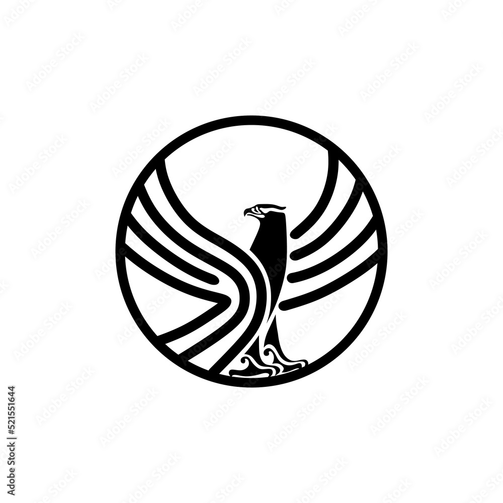 Eagle Logo concept icon. Stylized eagle symbol. vector high quality ...