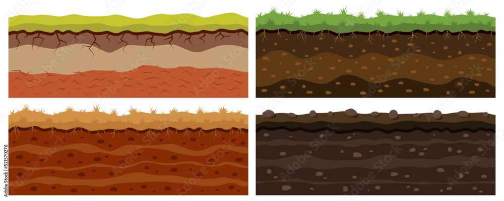 Layers Of Soil Clipart