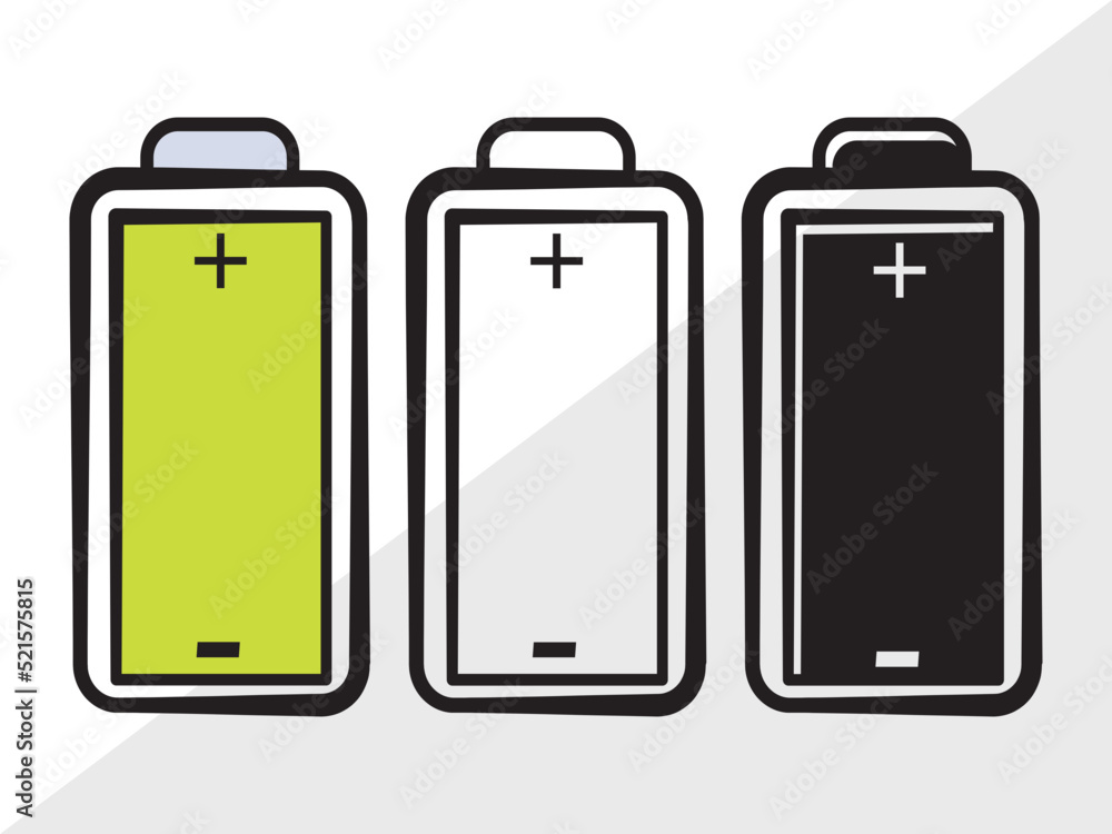 Battery SVG Cut File | Low Battery Svg | Full Charge Battery Svg | Low ...