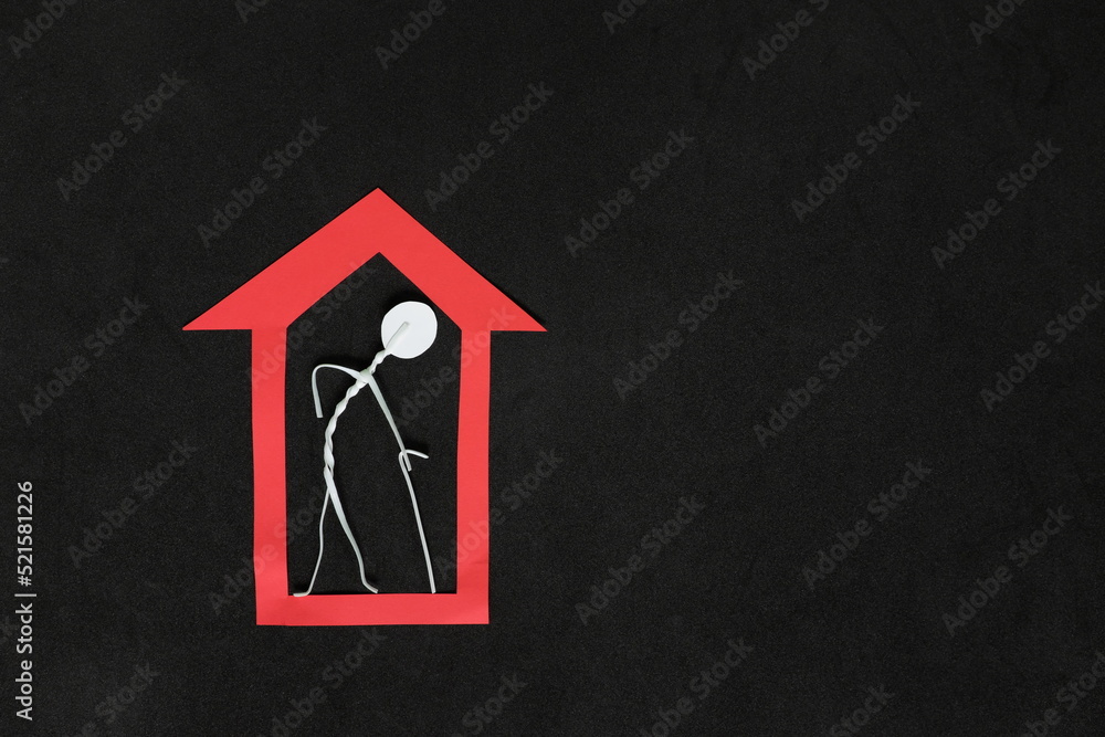 Seniors or old people feeling of isolation, social exclusion and ...