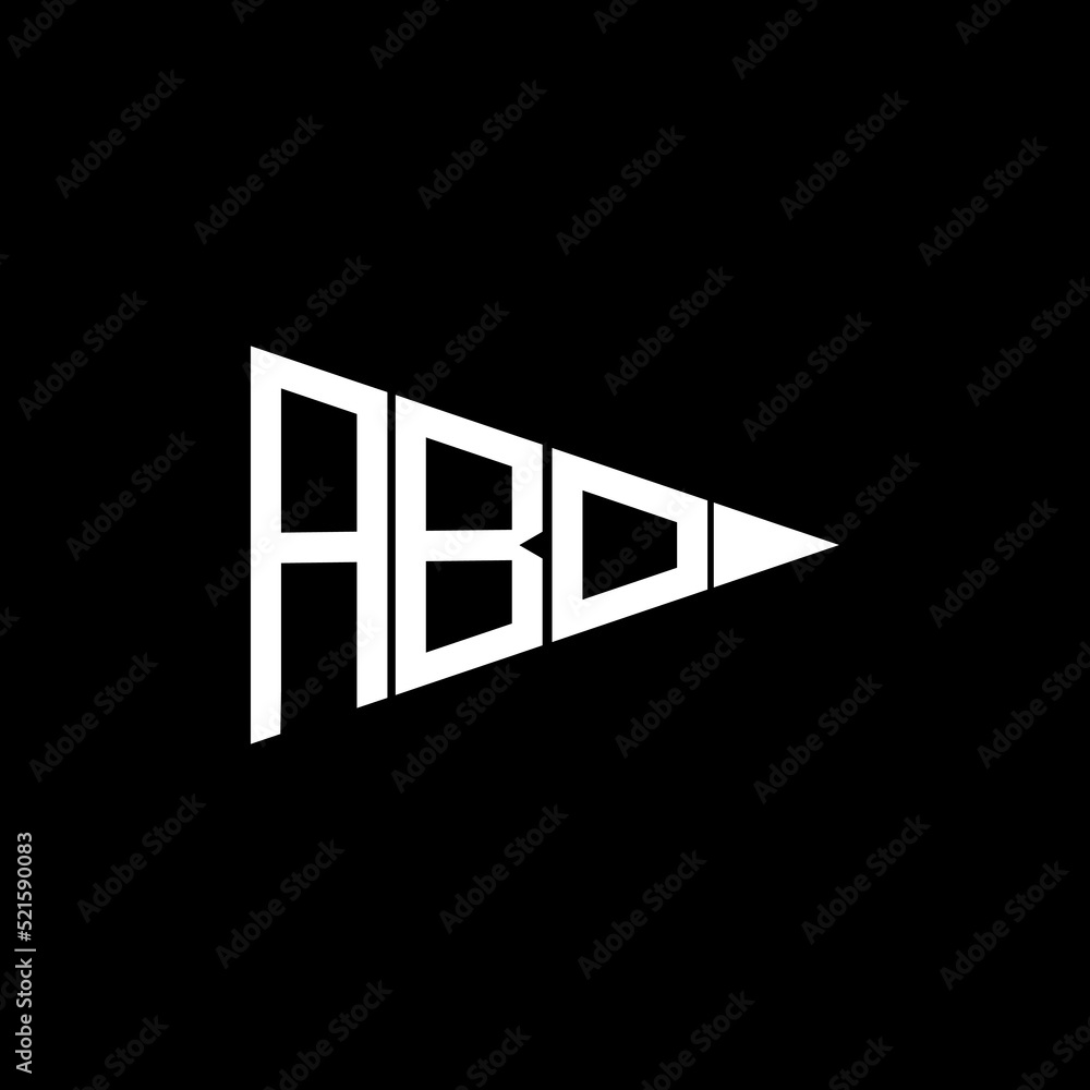 ABO letter initial creative logo design template vector illustration ...