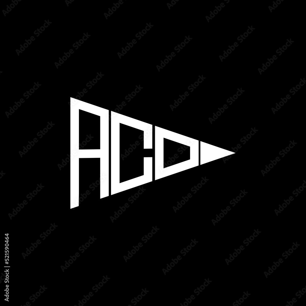 ACO letter initial creative logo design template vector illustration ...