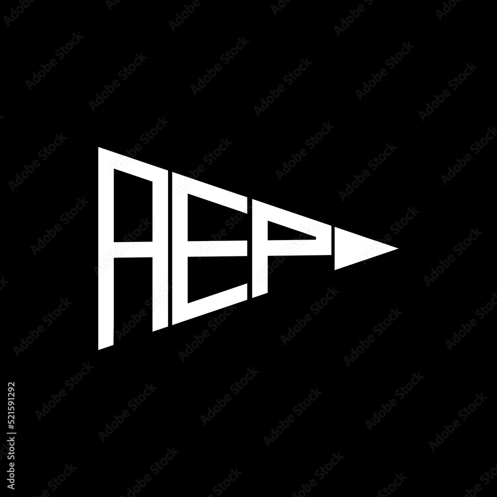 AEP letter initial creative logo design template vector illustration ...