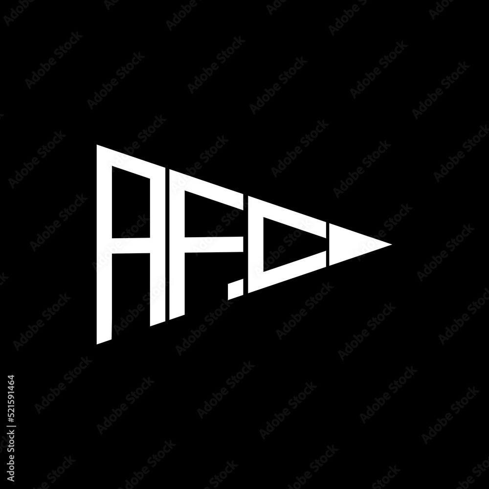 AFC letter initial creative logo design template vector illustration ...
