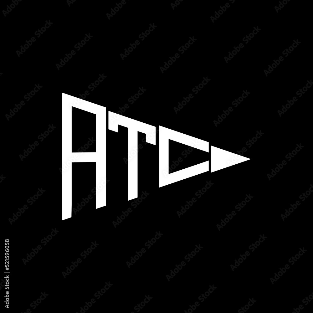 ATC letter initial creative logo design template vector illustration ...