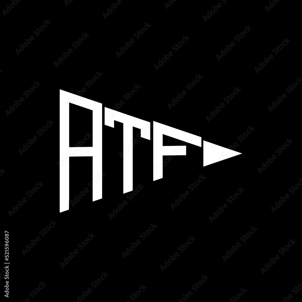ATF letter initial creative logo design template vector illustration ...