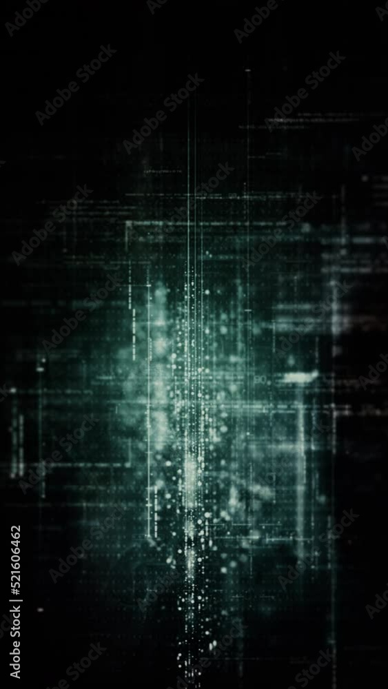 Stockvideo Vertical screen Format : Futuristic abstract de-focus ...