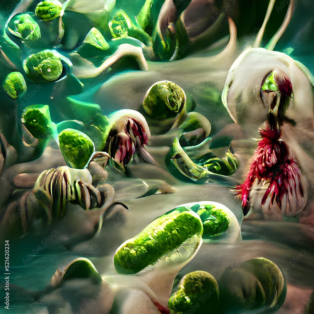 Scientific image of bacteria Citrobacter, Gram-negative bacteria ...