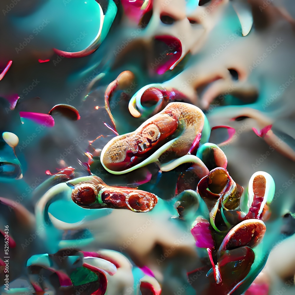 Scientific image of bacteria Citrobacter, Gram-negative bacteria ...