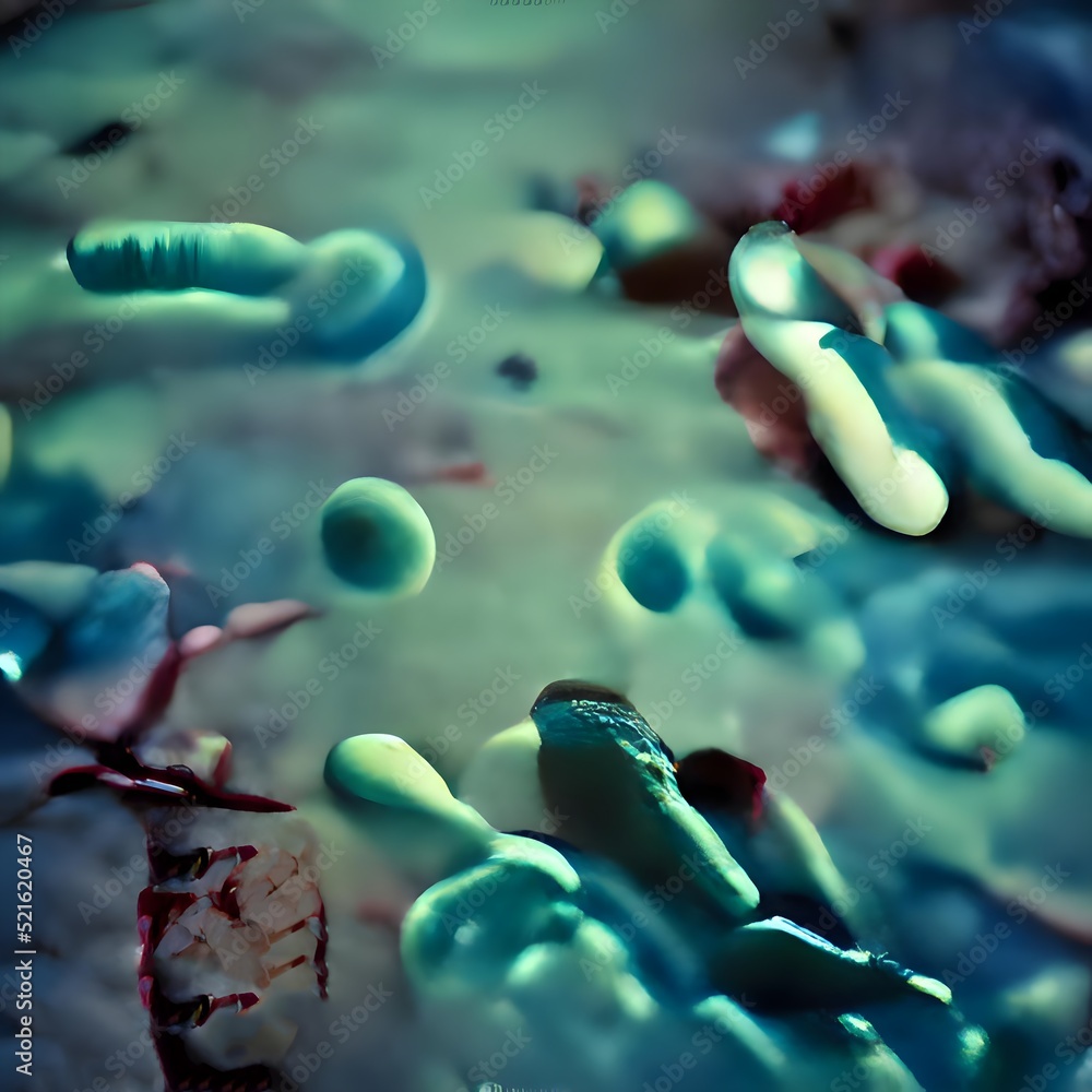 Scientific image of bacteria Citrobacter, Gram-negative bacteria ...