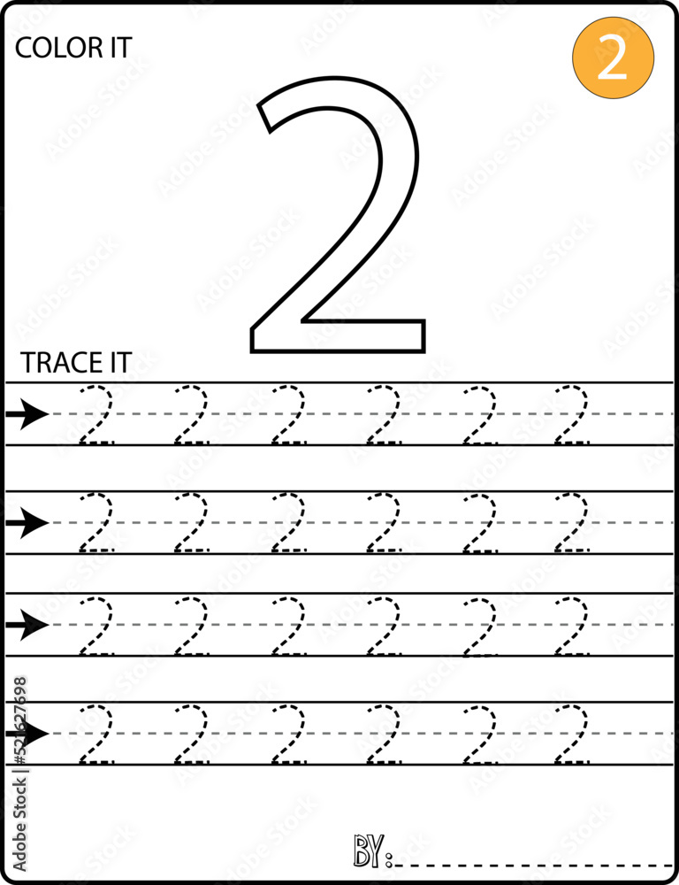handwriting Numbers tracing pages for writing numbers Learning numbers ...