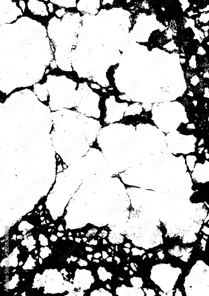 Distress grunge texture abstract background vector. Abandoned road, old ...