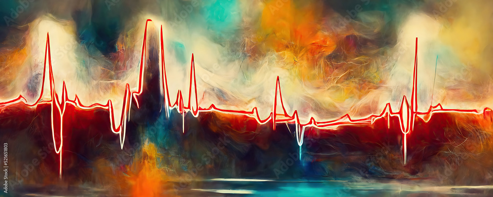 Cardiologist Day in panel art with medical instruments, annual tribute ...