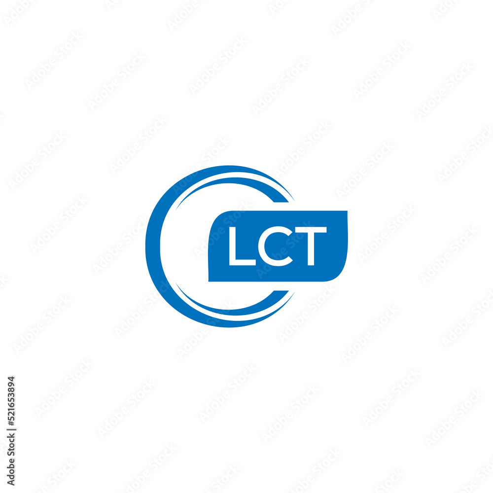 LCT letter design for logo and icon.LCT typography for technology ...
