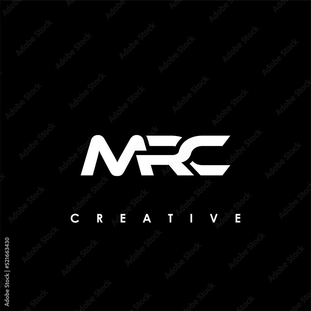MRC Letter Initial Logo Design Template Vector Illustration Stock ...