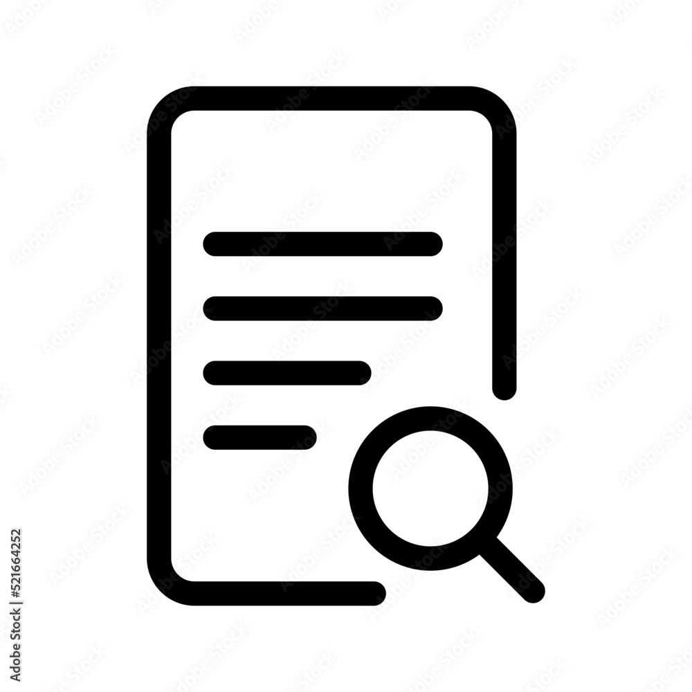 Analyze Icon Vector Symbol Design Illustration Stock-Vektorgrafik ...