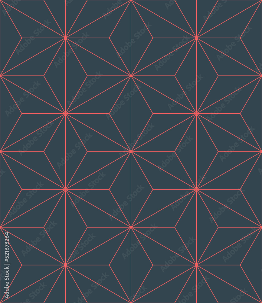 Sacred Geometry Complexity Outline Lattice Seamless Pattern Vector Abstract Background