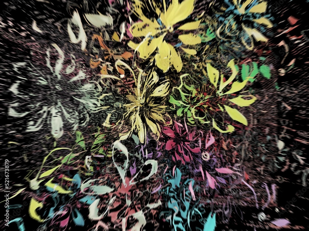 African tribal concept design for textile, flyer, brochure, magazine ...