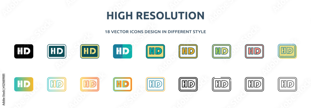 high resolution icon in 18 different styles such as thin line, thick ...