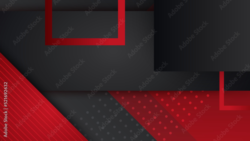 Modern black and red abstract background. Abstract background with ...