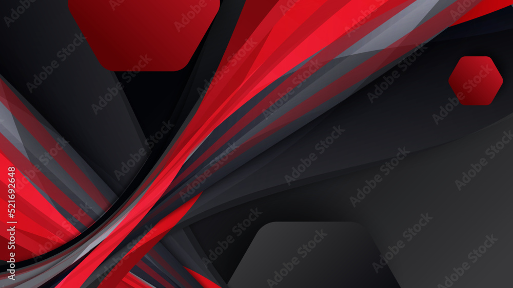 Modern black and red abstract background. Abstract background with ...