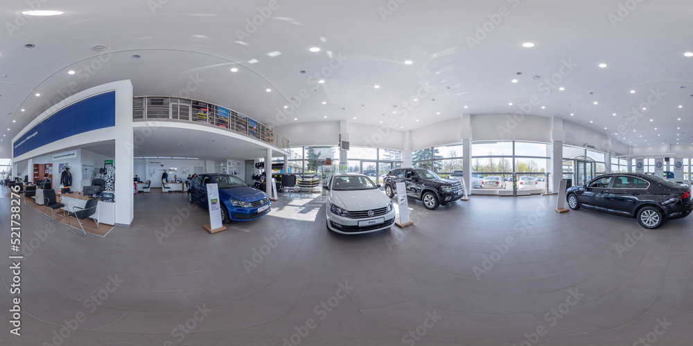 Full seamless spherical hdri panorama 360 degrees angle view inside of ...