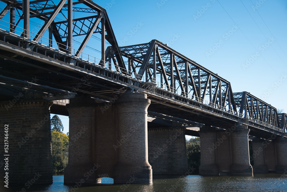 The Victoria Bridge, over Nepean River and officially known as The ...