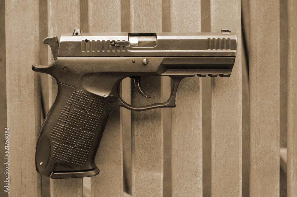 Traumatic pistol Fort-17P 9mm. cal. Kiev,Ukraine. April 28, 2022. foto ...