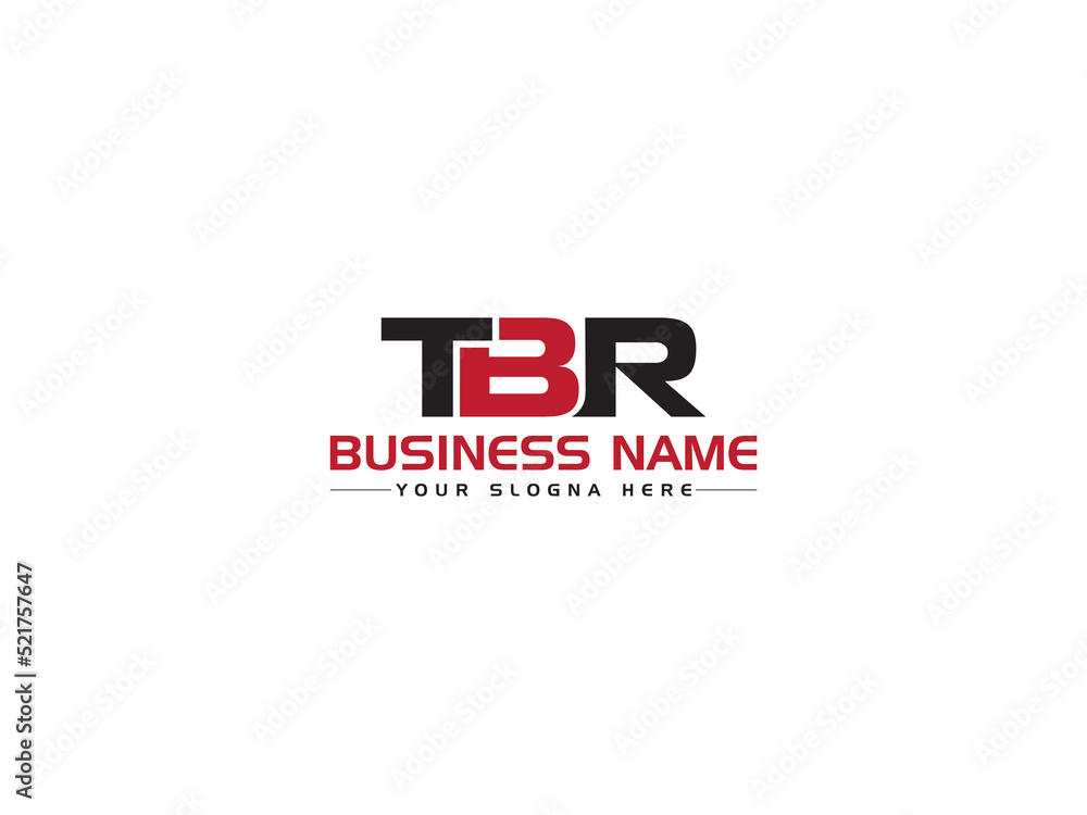 Premium TBR Logo Icon, Colorful TB t b r Logo Letter Design For ...
