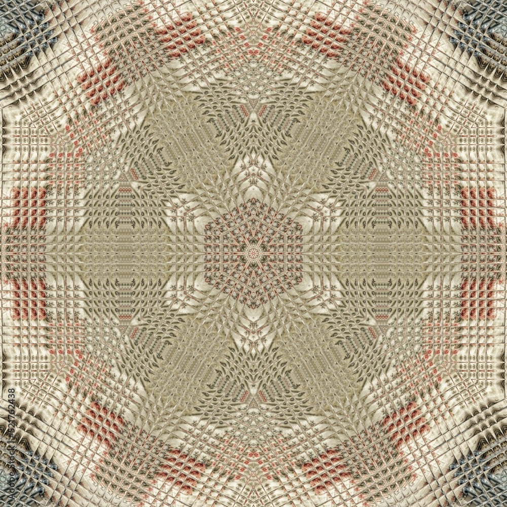 Mystical pattern design for the background. 3d illustration art for ...