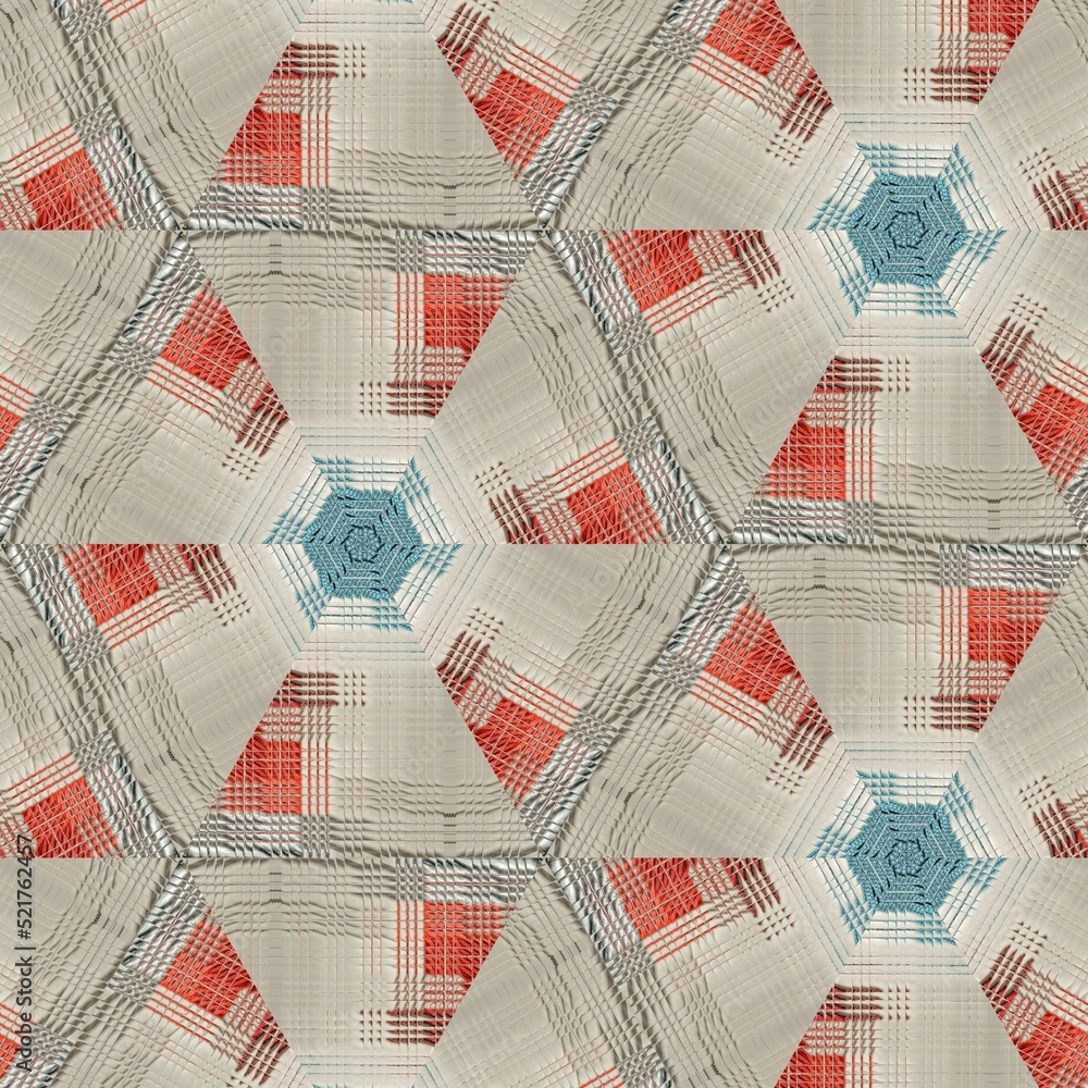 Mystical pattern design for the background. 3d illustration art for ...