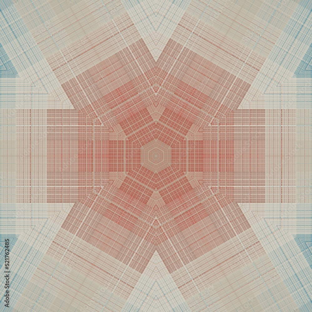 Mystical pattern design for the background. 3d illustration art for ...