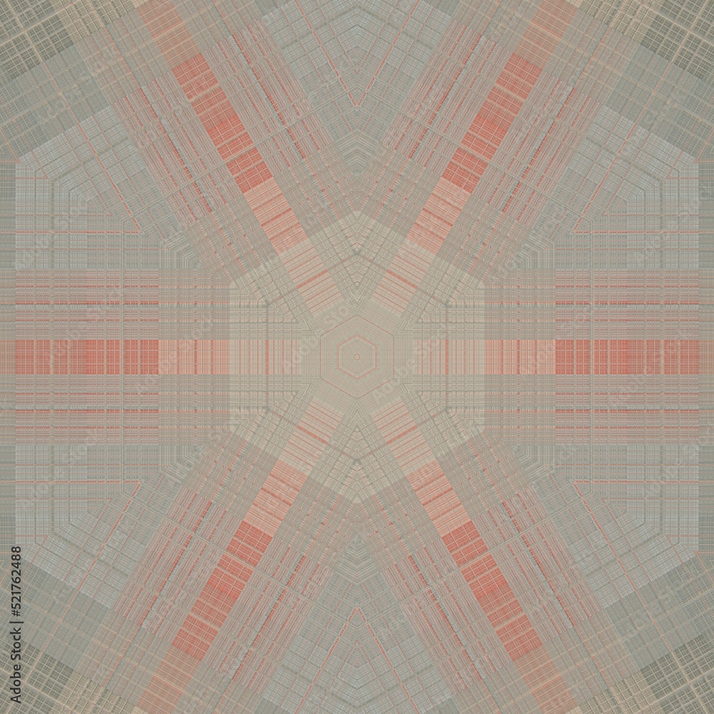 Mystical pattern design for the background. 3d illustration art for ...