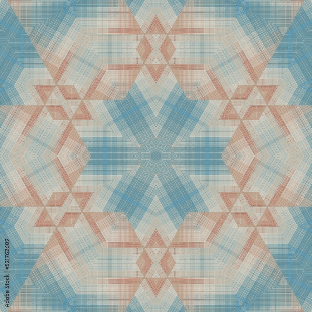 Mystical pattern design for the background. 3d illustration art for ...