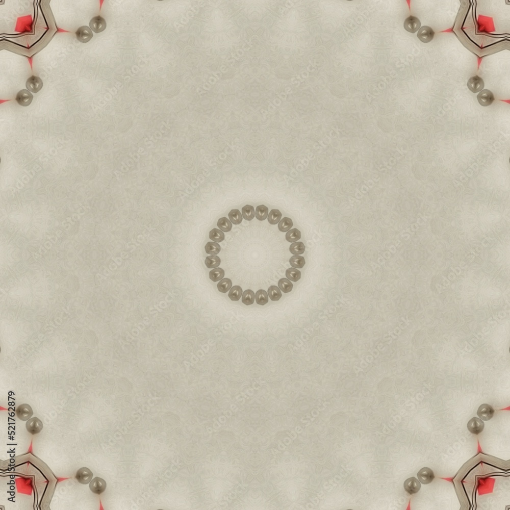 Mystical pattern design for the background. 3d illustration art for ...